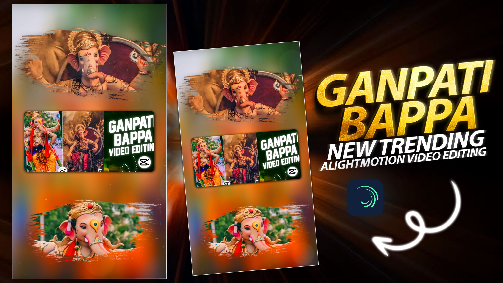 Enhance Your Ganpati Bappa Videos with Alight Motion | Editing Tutorial ...